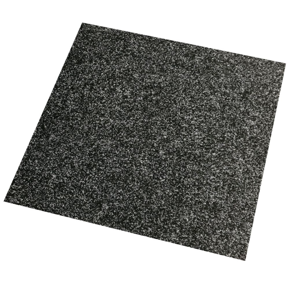 Abingdon Carpet Tile Division Endurance Velour Anthracite Carpet Tiles ...