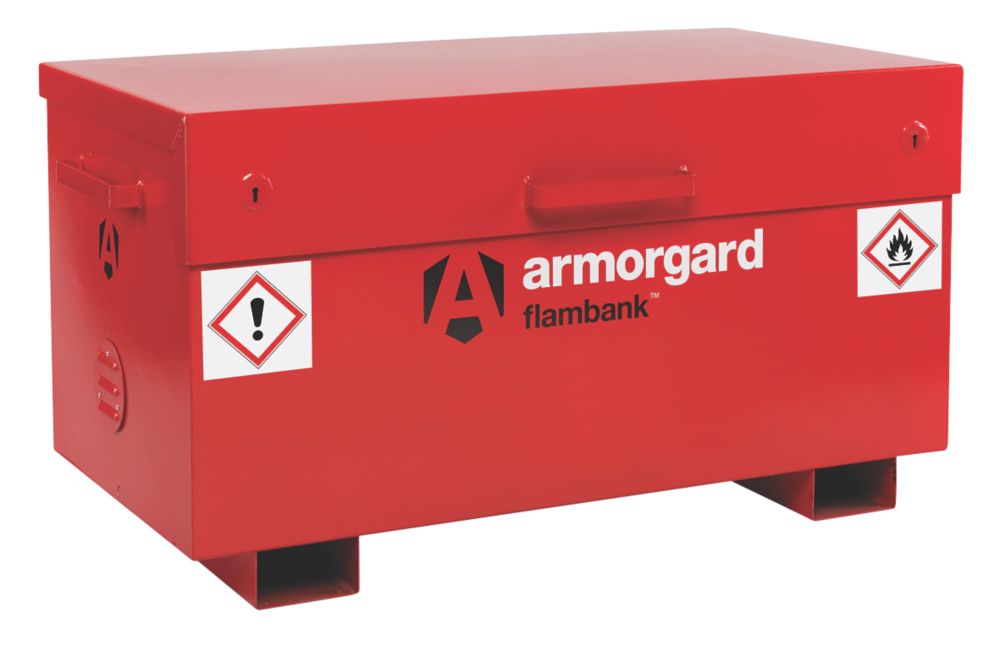 Armorgard Flambank Hazardous Storage Box Red 1275mm x 665mm x 660mm ...