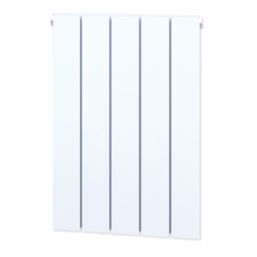 Towelrads Hanworth Plus 600mm x 400mm 2003BTU White Vertical Designer ...