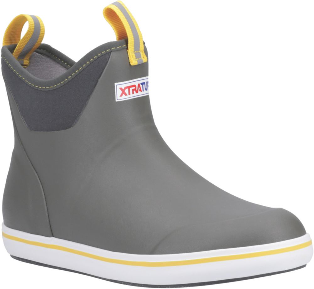 Xtratuf Ankle Deck Size 7 Grey Non Safety Wellies - Screwfix