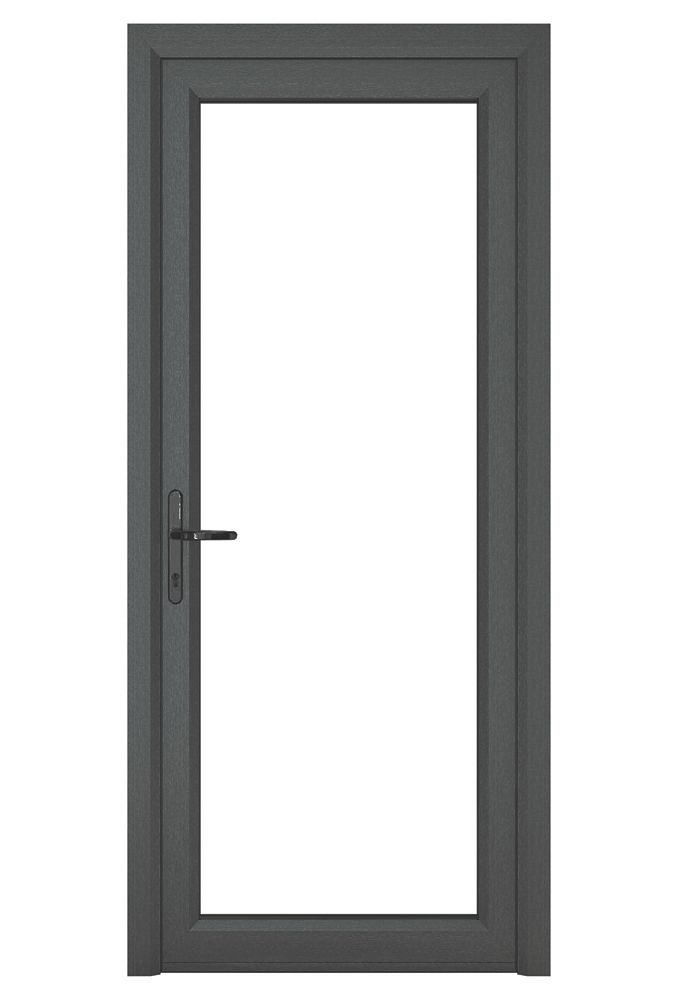 Crystal Fully Glazed 1-Clear Light Right-Handed Anthracite Grey uPVC ...