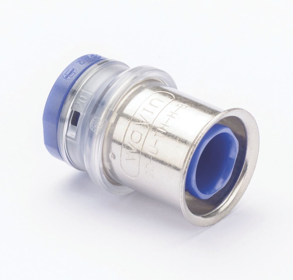 Wavin Tigris K5 Multi-Layer Composite Press-Fit End Caps 20mm 10 Pack ...