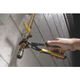 Stanley FatMax Push Lock Groove Joint Pliers 10" (250mm) - Screwfix