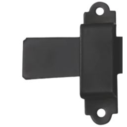 Smith & Locke Ring Gate Latch Black 152mm - Screwfix