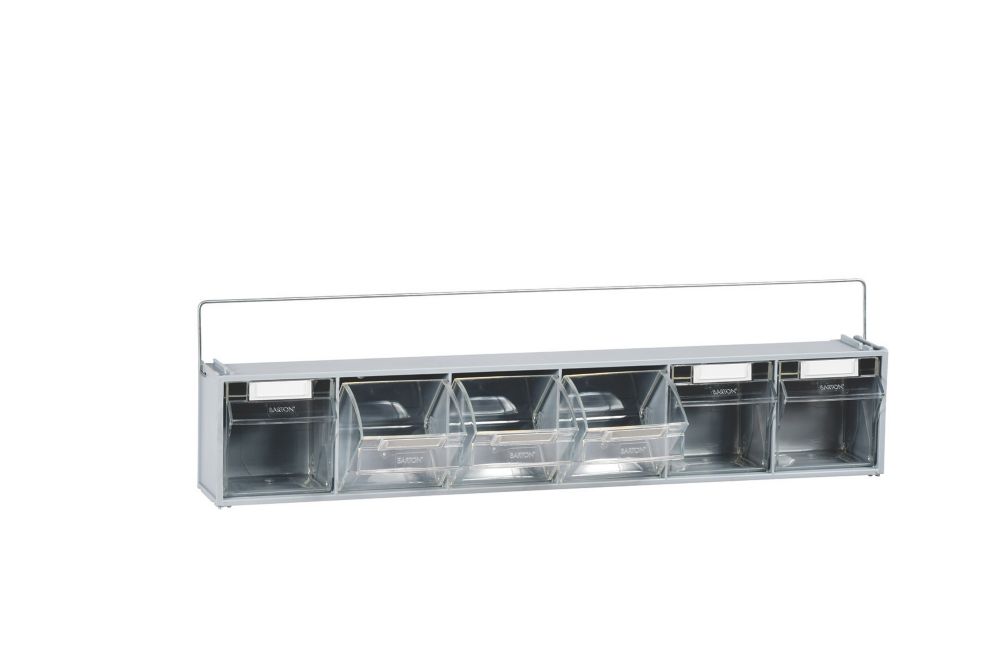 Barton Retaining Bar for Clearbox Storage System 65mm x 4mm - Screwfix