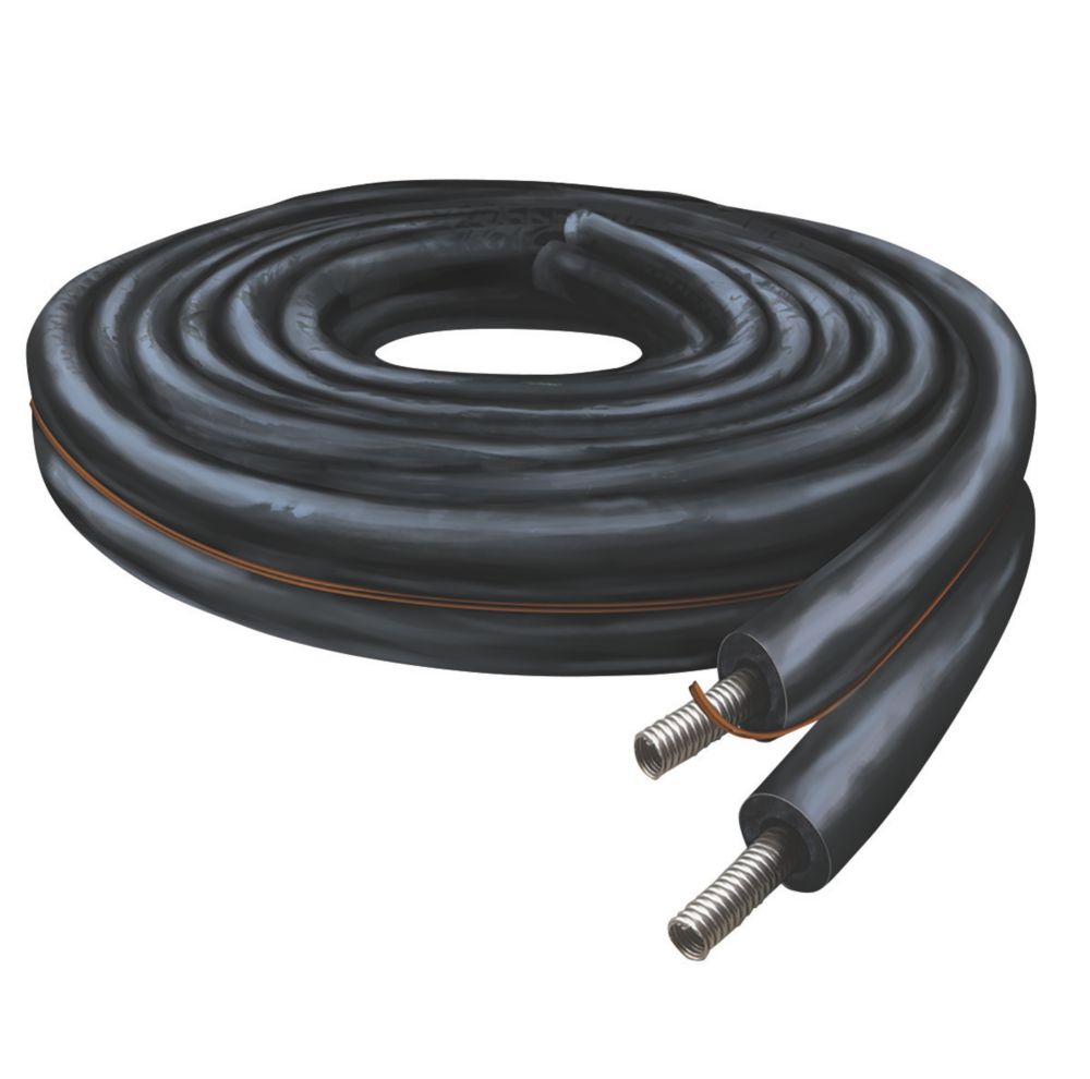 Joule Cylinders Flexible Insulated Solar Pipe 16mm x 15m - Screwfix