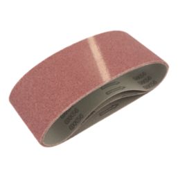 Titan 60 Grit Multi Material Sanding Belts 457mm x 76mm 3 Pack Screwfix
