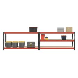RB Boss Fastlok UDL/PC 5-Tier Metal Garage Shelving Unit 1600mm x 600mm ...