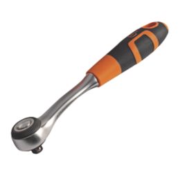 Magnusson 1/4" Drive Ratchet Handle 150mm - Screwfix