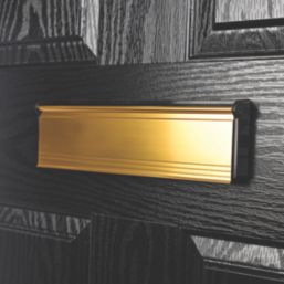 Stormguard Sleeved Letter Box Gold 295mm x 75mm - Screwfix