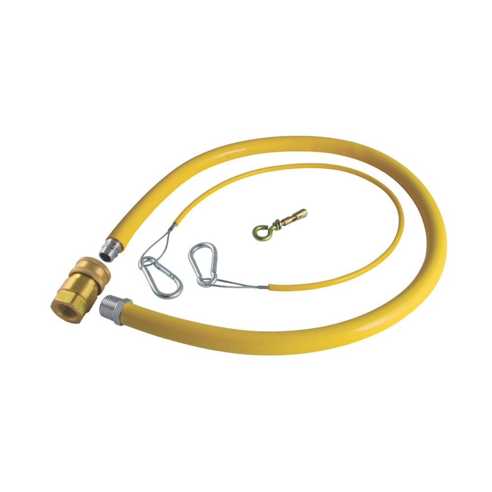 Cookerflex Gas Catering Hose 15mm x 1000mm DN20 - Screwfix