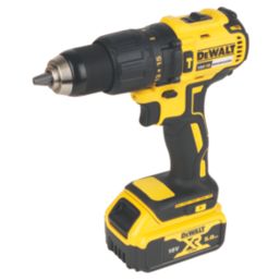 DEWALT DCK407P2T-GB 18V 2 x 5Ah Li-Ion XR Brushless Cordless 4 Piece Kit - Screwfix