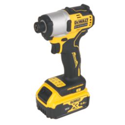 DEWALT DCK407P2T-GB 18V 2 x 5Ah Li-Ion XR Brushless Cordless 4 Piece Kit - Screwfix