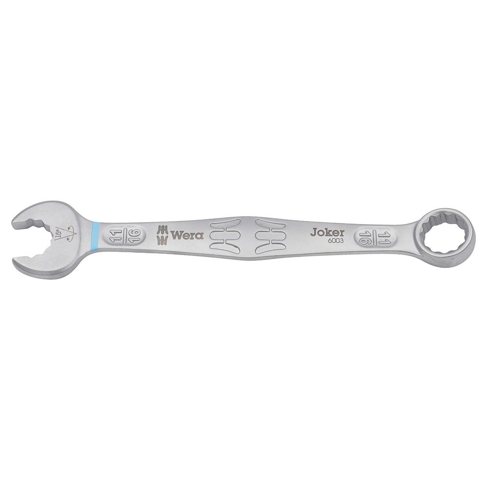 Wera 6003 Joker Combination Spanner 11/16" - Screwfix