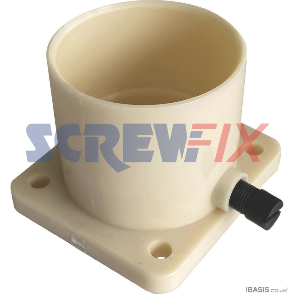 Ideal Heating 177057 Flue Spigot with Sample Plug - Screwfix