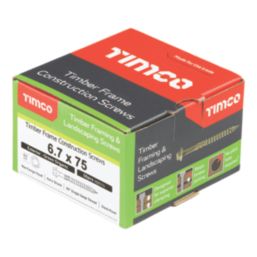 Timco Hex Socket Timber Frame Construction & Landscaping Screws 6.7mm x ...