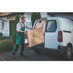 Wolfcraft Mobile Workbench 1110mm x 765mm x 863mm - Screwfix