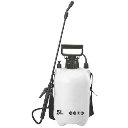Essentials SY5002 White/Black Pressure Sprayer 5Ltr - Screwfix
