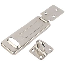 Smith & Locke Hasp & Staple Nickel 118mm - Screwfix
