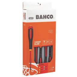 Bahco ERGO Mixed VDE Screwdrivers 5 Piece Set - Screwfix