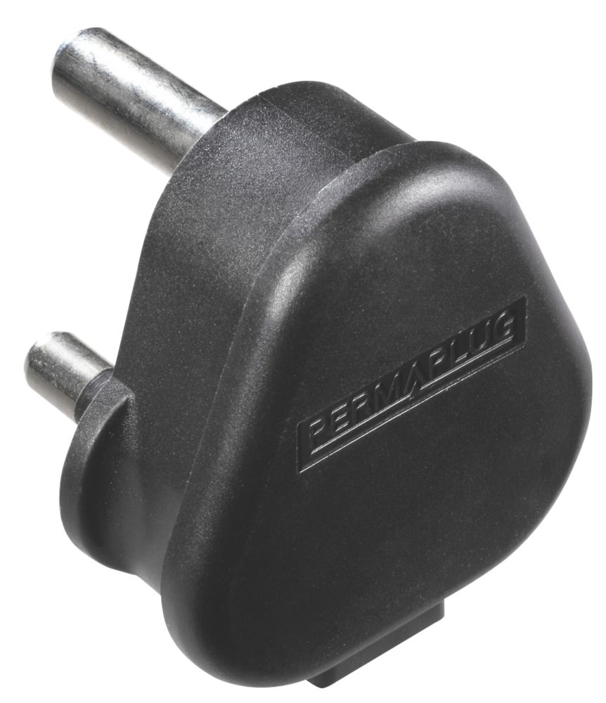 Masterplug Work Power 15A Unfused Round Pin Heavy Duty Plug Black ...