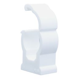 KM 15mm Snaplid Clips White 100 Pack - Screwfix