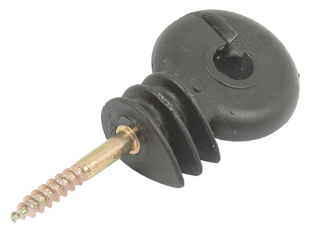 Stockshop Screw-In Ring Insulators 25 Pack - Screwfix