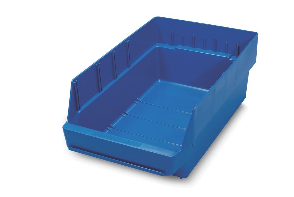 Barton Storage Bins 8.8Ltr Blue 10 Pack - Screwfix