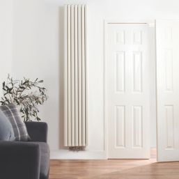 Time RADIANT 2000mm x 345mm 4702BTU White Vertical Designer Radiator ...
