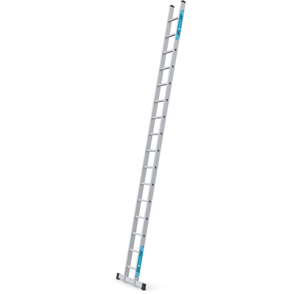 Zarges Aluminium 4.73m 16 Rung Single Section Ladder - Screwfix