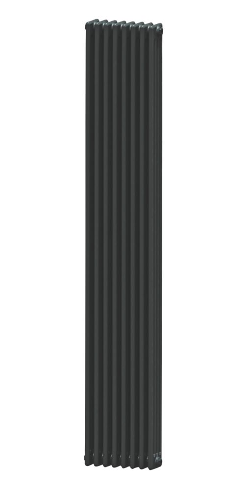 Acova 2000mm x 398mm 6392BTU Volcanic Vertical 4 Column Radiator - Screwfix