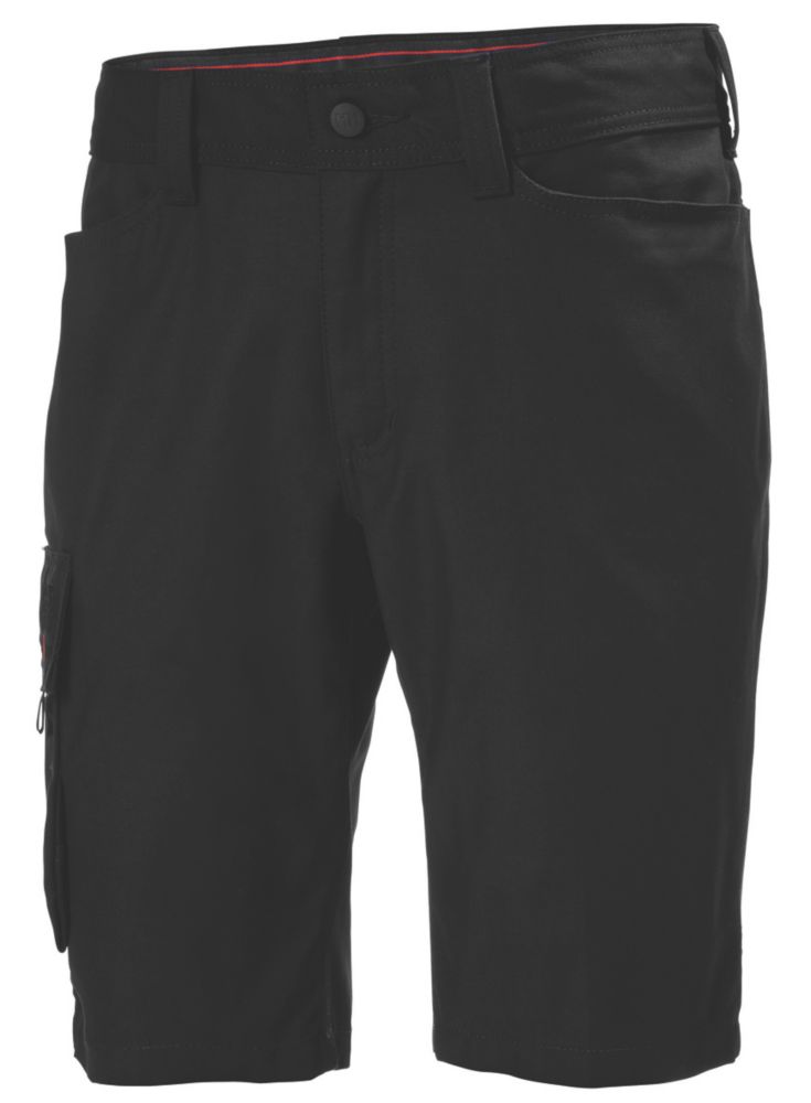 Helly Hansen Oxford Service Shorts Black 30" W - Screwfix