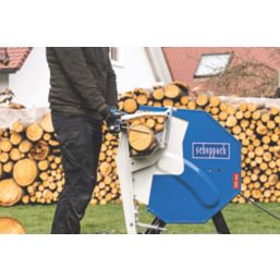 Scheppach HS510 505mm Swivel Log Saw 3kW - Screwfix