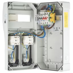 Lewden 32A 30mA 2-Way Metered Switched Caravan Hook Up Point 2x16A With ...