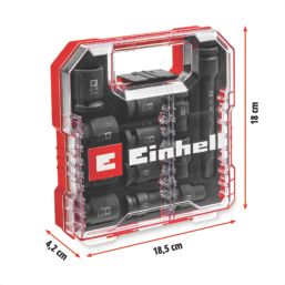 Einhell Square Shank Impact Socket Set 12 Pieces - Screwfix