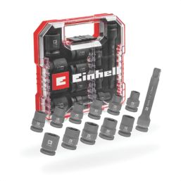 Einhell Square Shank Impact Socket Set 12 Pieces - Screwfix