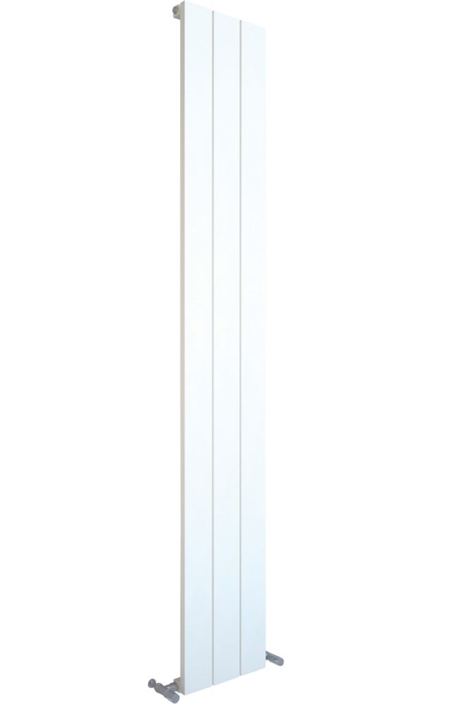 Kudox AluLite Flat 1800mm x 280mm 2337BTU White Vertical Designer ...