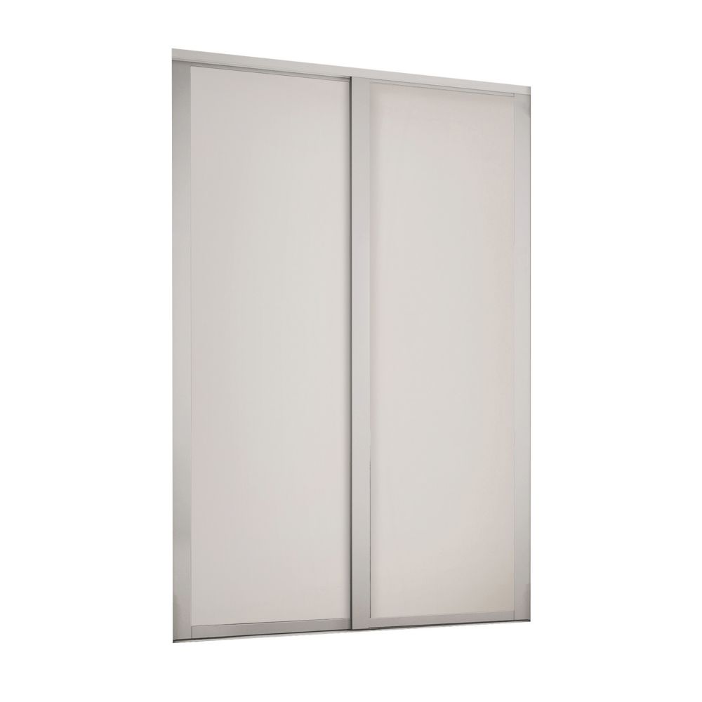 Spacepro Shaker 2-Door Sliding Wardrobe Door Kit Cashmere Frame ...