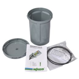 Wago IP68 41A Capsule Junction Box Grey - Screwfix