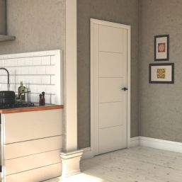 Green & Taylor Satin Painted White Wooden Ladder Internal Fully ...