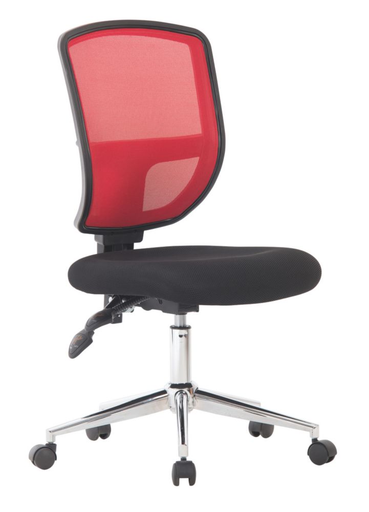 Nautilus Designs Nexus Medium Back Task/Operator Chair Red - Screwfix