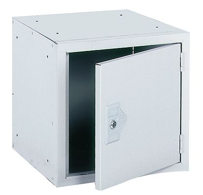 LinkLockers Security Cube Locker 380mm x 380mm Grey - Screwfix