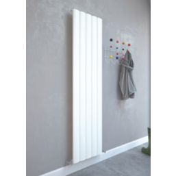 Kudox AluLite Arc 1800mm x 470mm 3994BTU White Vertical Designer ...