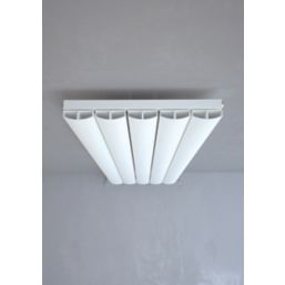 Kudox AluLite Arc 1800mm x 470mm 3994BTU White Vertical Designer ...