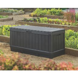 Keter Kentwood 350Ltr 4' x 2' (Nominal) Resin Garden Storage Box ...