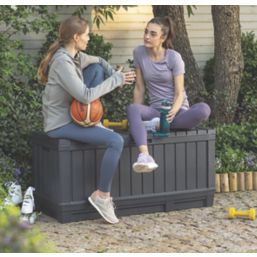 Keter Kentwood 350Ltr 4' x 2' (Nominal) Resin Garden Storage Box ...
