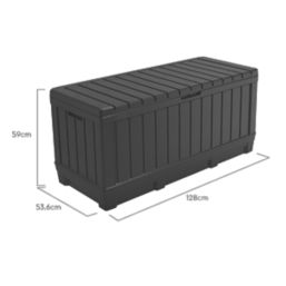 Keter Kentwood 350Ltr 4' x 2' (Nominal) Resin Garden Storage Box ...