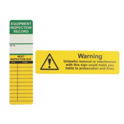 Essentials Universal Inspection Tag Insert Kit 31 Piece Set - Screwfix