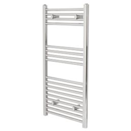 Towelrads 1000mm x 500mm 965BTU Chrome Flat Towel Radiator - Screwfix