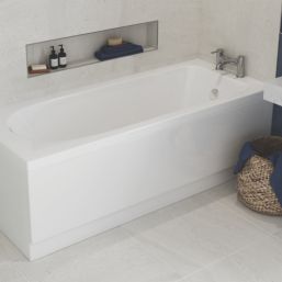 Grove Bath Front Panel-to-Go 1700mm White - Screwfix